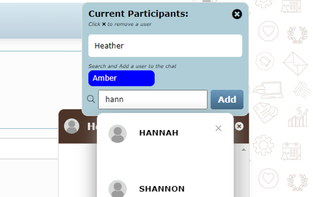 How do you add multiple people to a chat? – OmegaOne