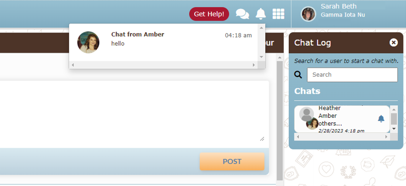 How do I access previous chats? – OmegaOne