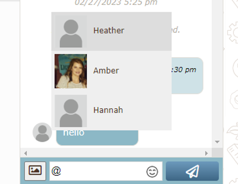 How do I react to messages and mention people in chat? – OmegaOne